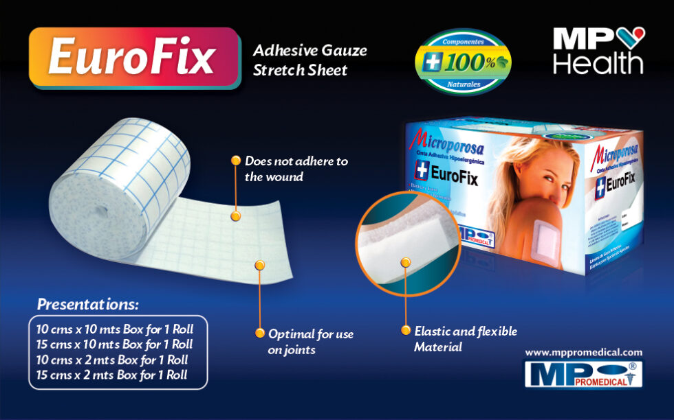 EuroFix – Microporous Elastic Adhesive Tape on Paper 10 cm x 2 mts box ...