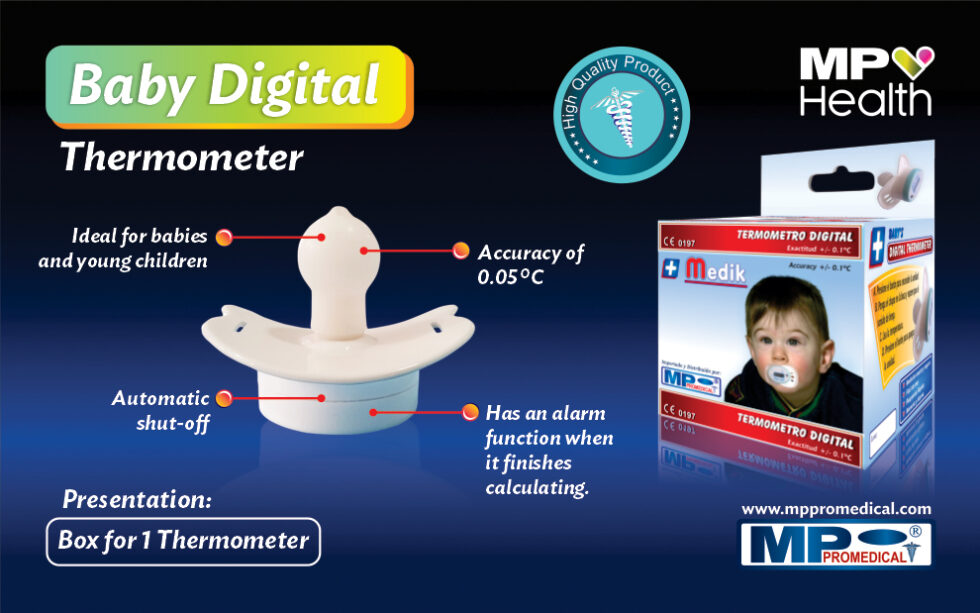 Digital Baby Thermometer Box for 1 unit | MP Promedical