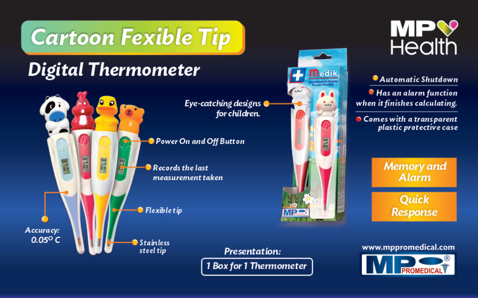 Flexible Digital Thermometer for Children (*) Duck box for 1 unit | MP ...