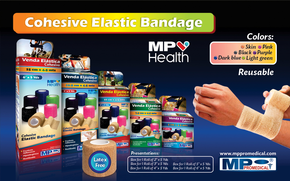 Cohesive Elastic Bandage 6″ x 5 Yds | MP Promedical