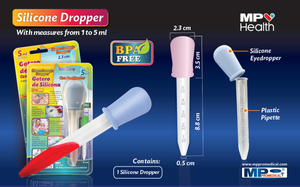 Silicone Dropper with Dispenser | MP Promedical