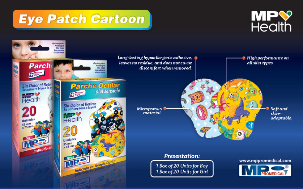 Eye Patch Cartoon Boy Designs Box for 20 units | MP Promedical
