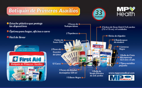 Botiquín Primeros Auxilios Completo con Linterna y Silbato caja x 1 ...