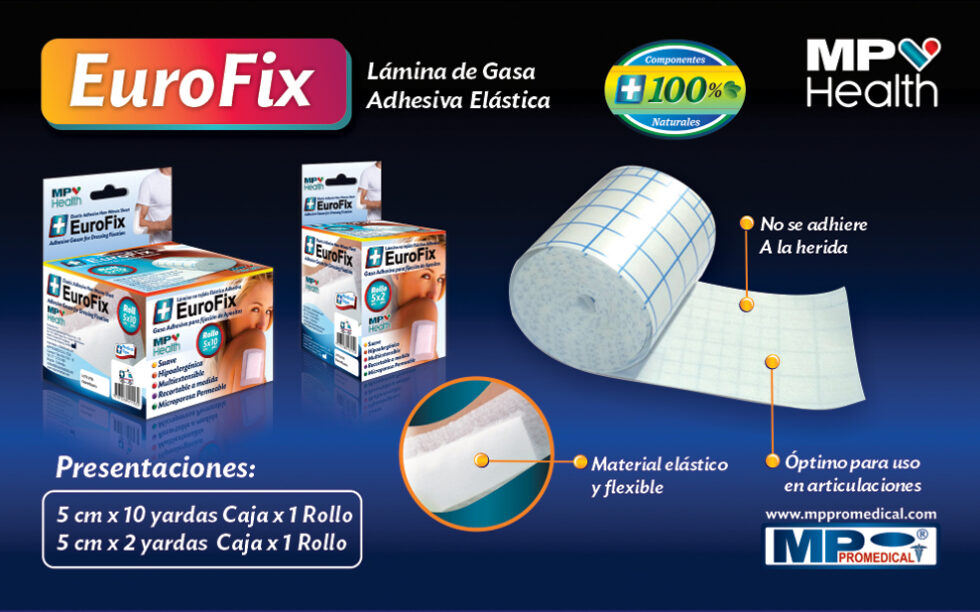EuroFix Cinta Adhesiva Microp Elást sobre Papel 5 cm x 2 yardas caja x ...